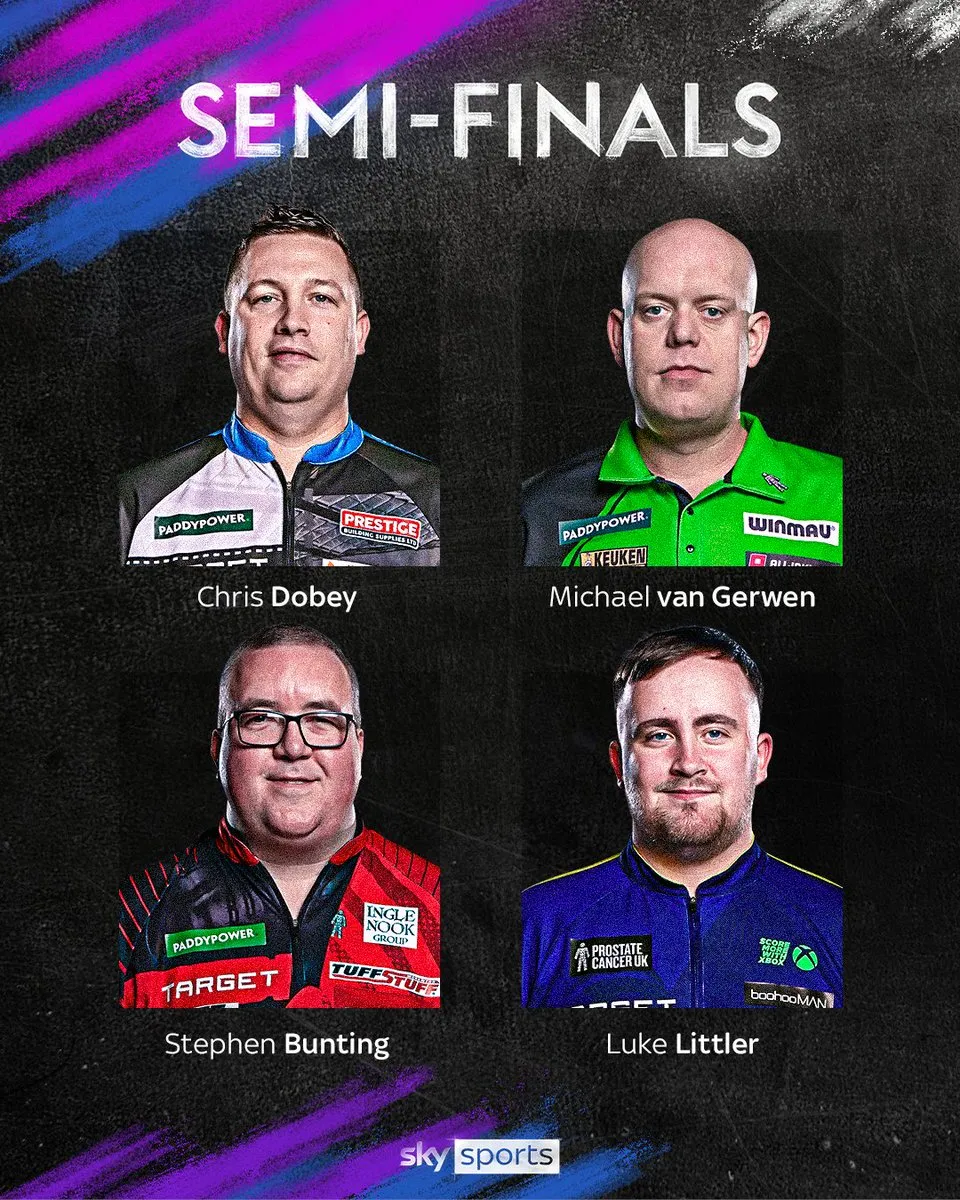 Darts semi final store