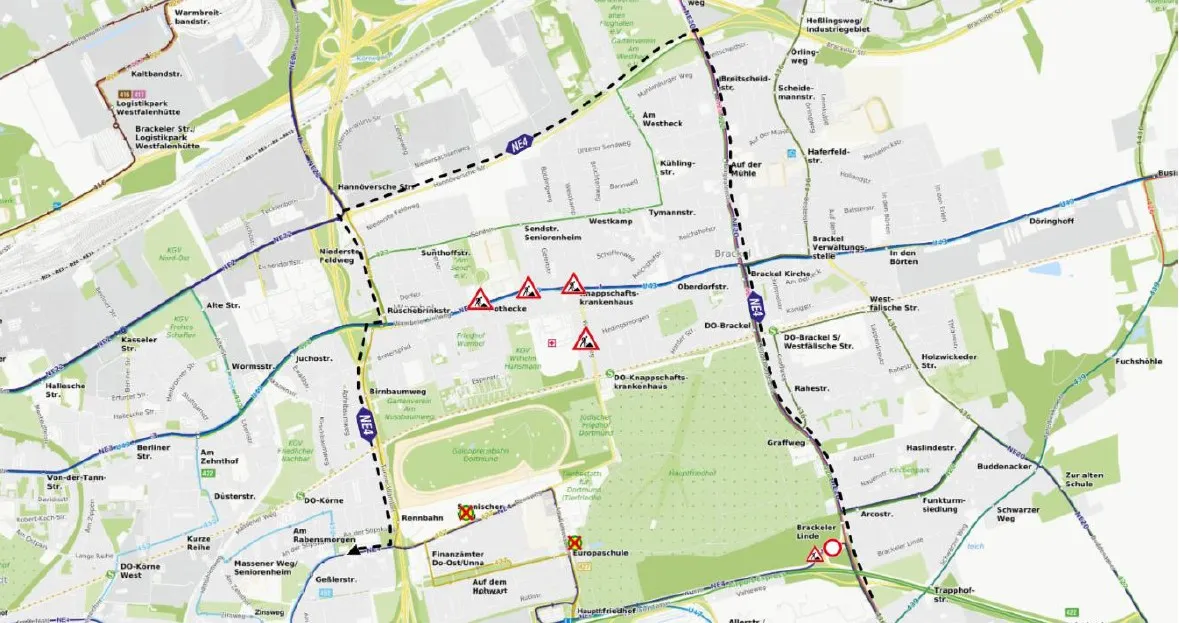 Dortmund: A42 dieses Wochenende in beiden Richtungen voll gesperrt